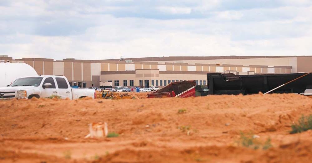 A very big building; TJX Companies distribution center in development ...
