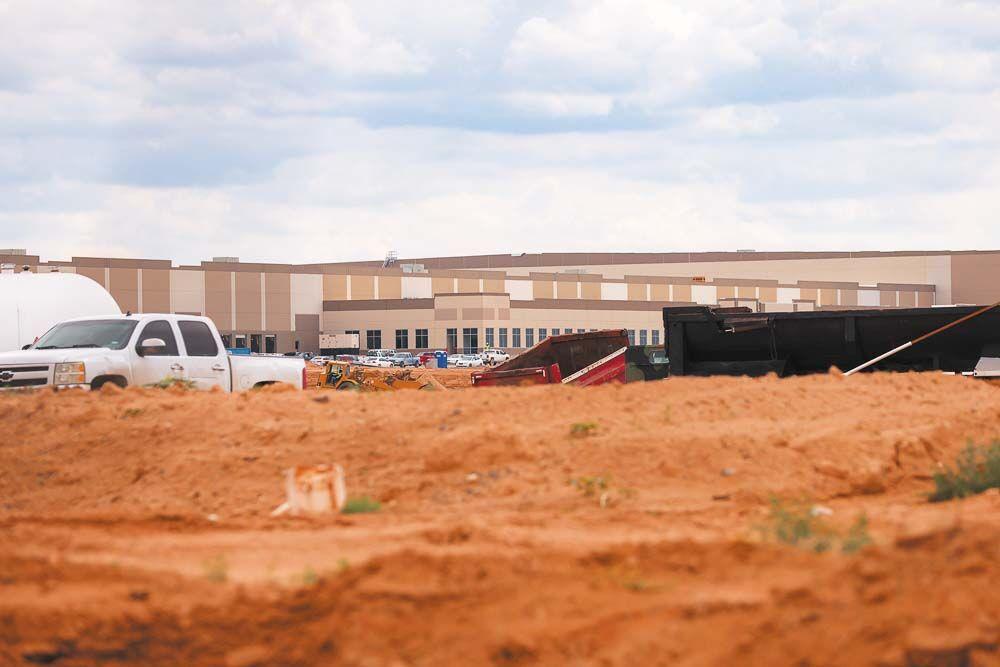 A very big building; TJX Companies distribution center in development ...