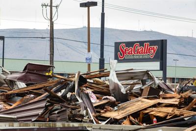 Sea Galley quedó en escombros tras incendio el viernes | Noticias ...