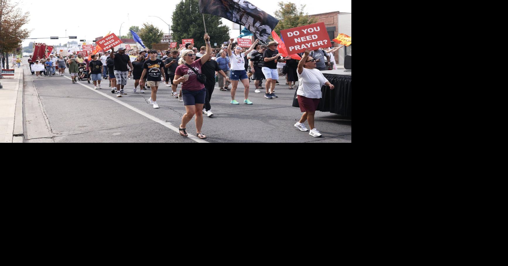 Cientos se reúnen para marcha cristiana en el centro de Yakima ...