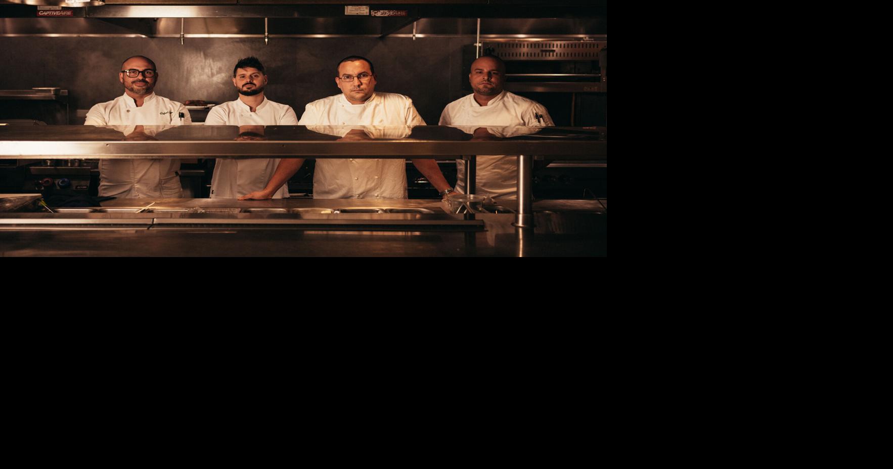 Chefs Rafael Alamo, Guillermo Lopez Folch, Sebastian Rosado y Giovanni ...