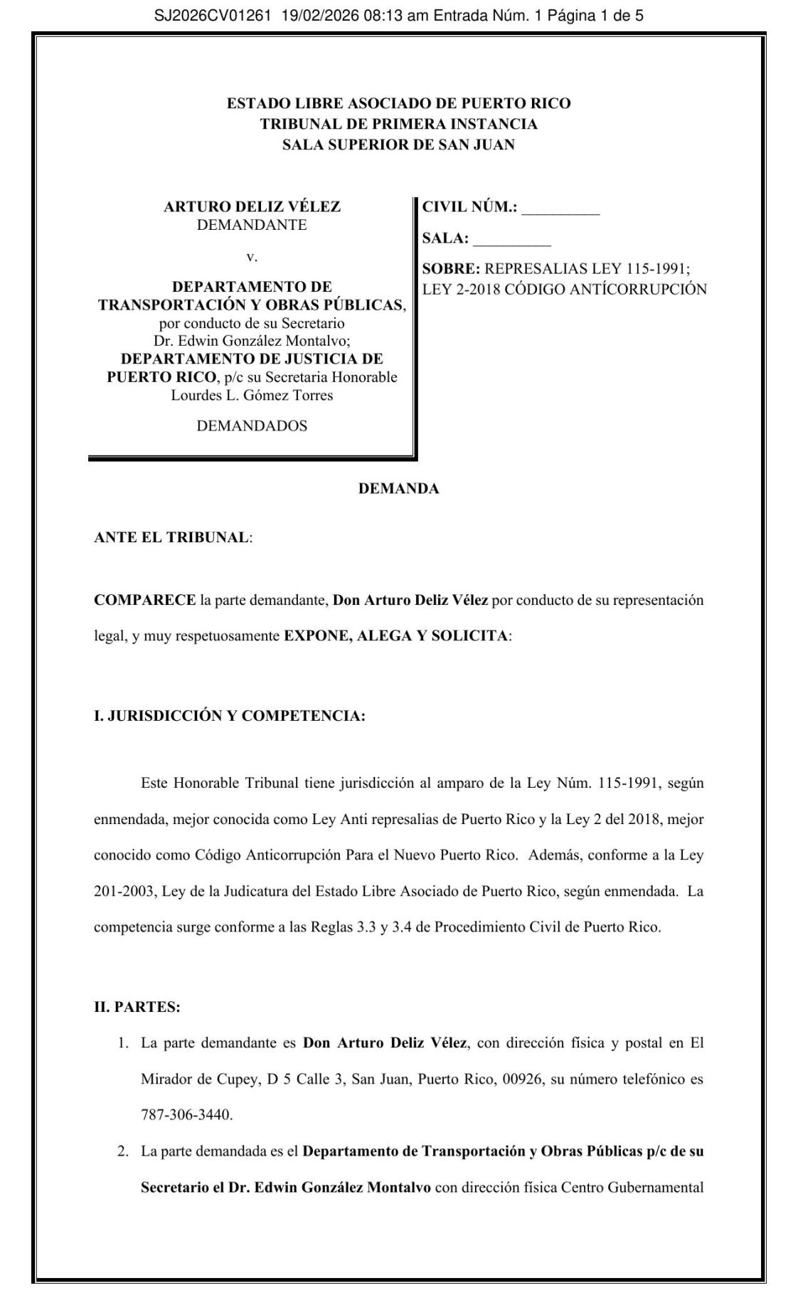Exempleado de DTOP demanda tras escándalo en centro de inspección ...