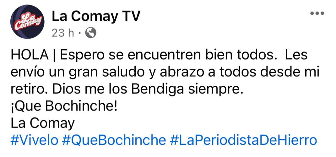 Reaparece La Comay y llueven sugerencias para su posible regreso ...