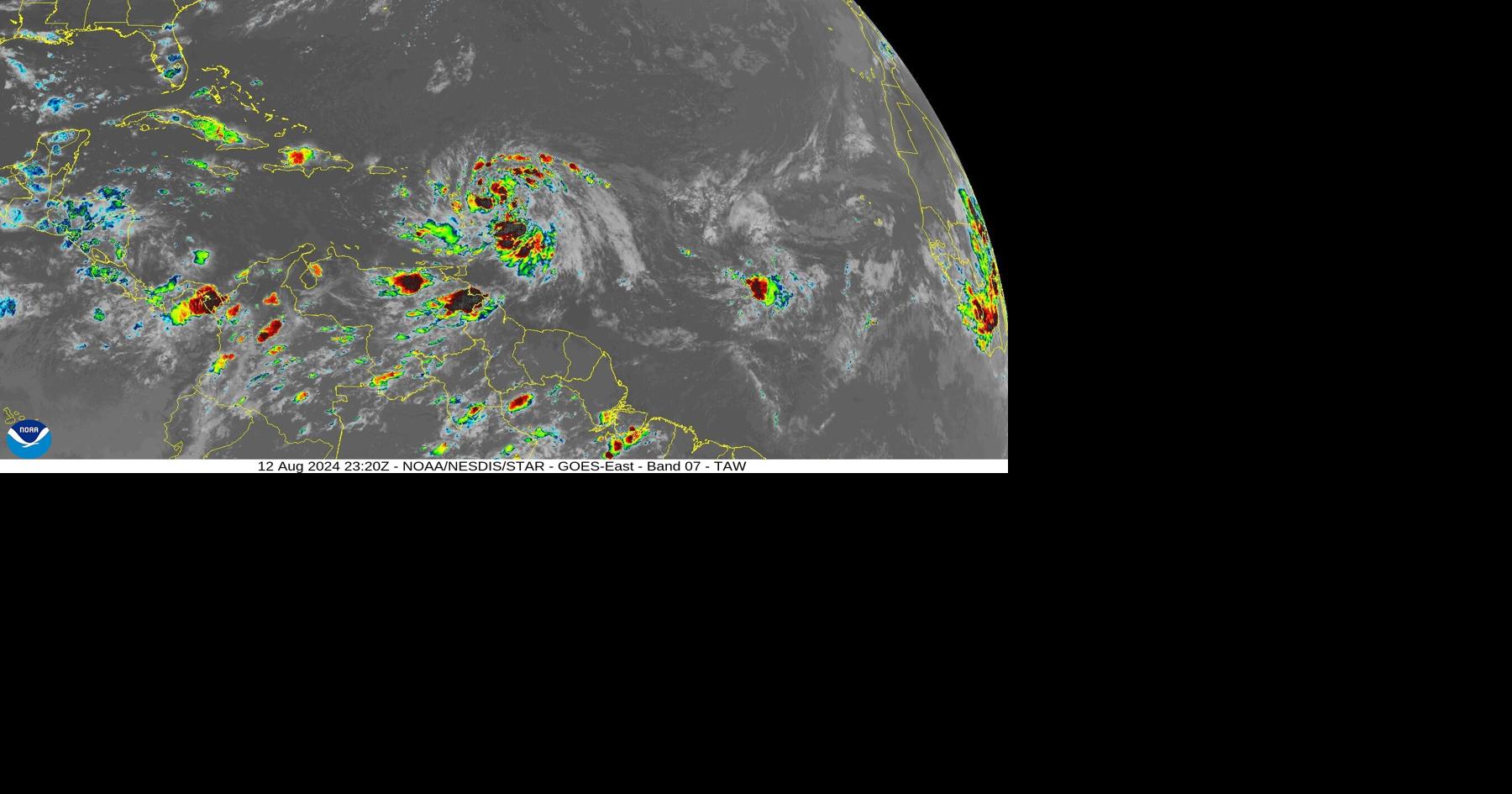Tormenta tropical Ernesto continúa su ruta al Caribe | El Tiempo ...