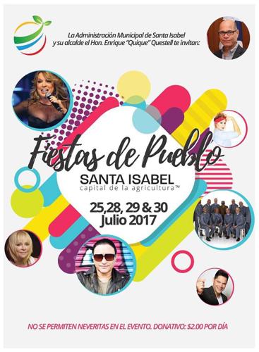 Fiestas Patronales se Santa Isabel | Próximos Eventos | elvocero.com