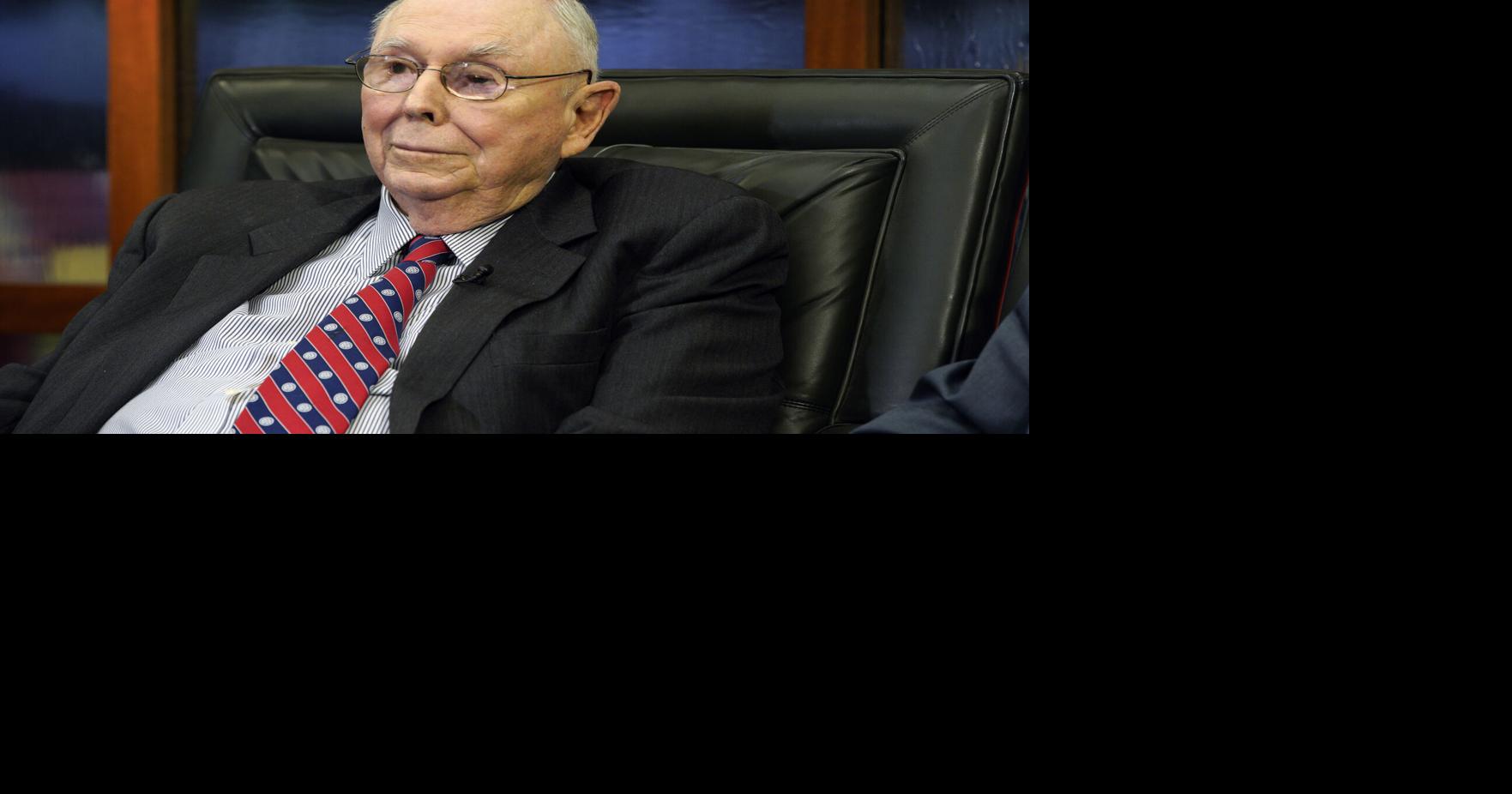 Fallece a sus 99 años el inversionista Charles Munger, socio del ...