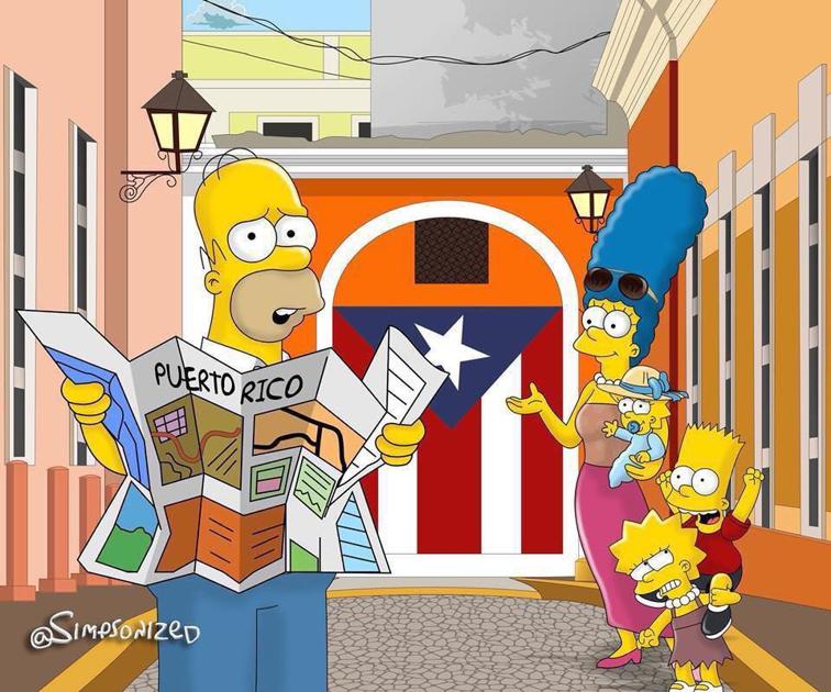 Los Simpson recorren la Isla | Actualidad | elvocero.com