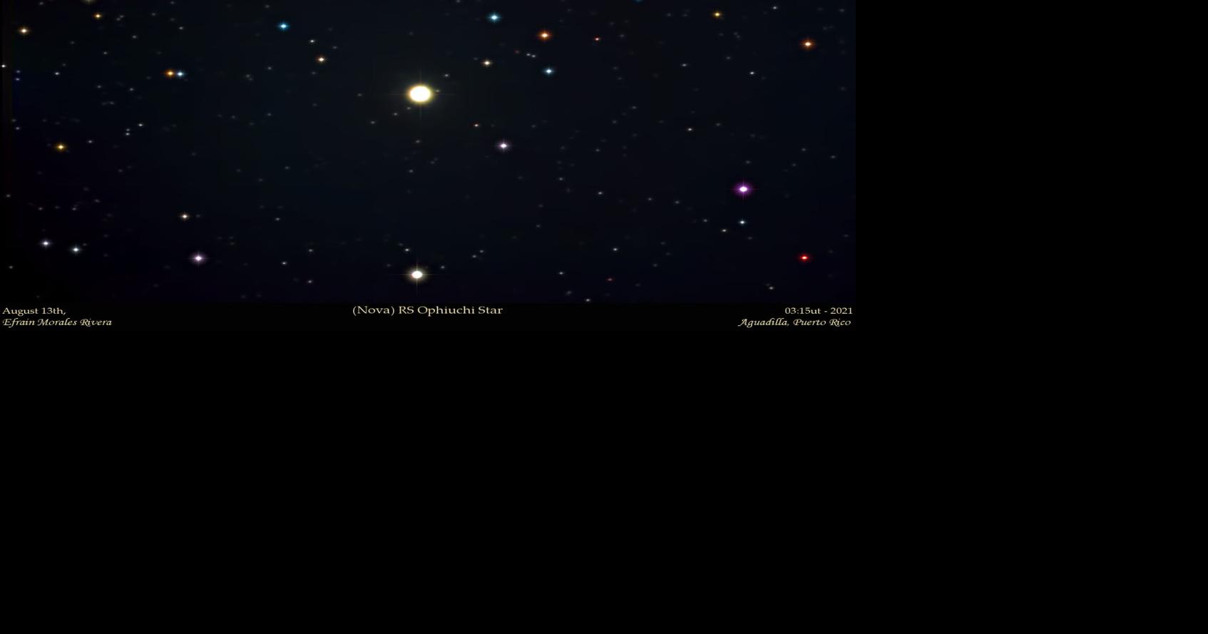 Captan desde Puerto Rico la aparición de una nueva estrella ...