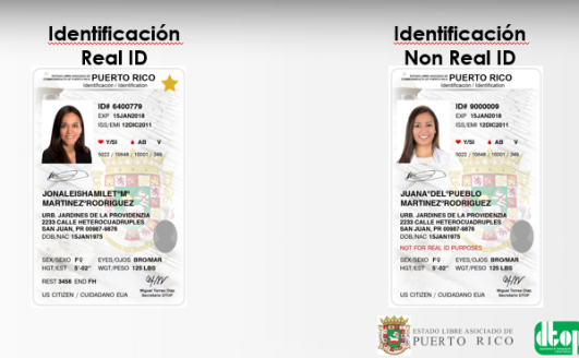 DTOP muestra las nuevas identificaciones "Real ID" | Agencias ...