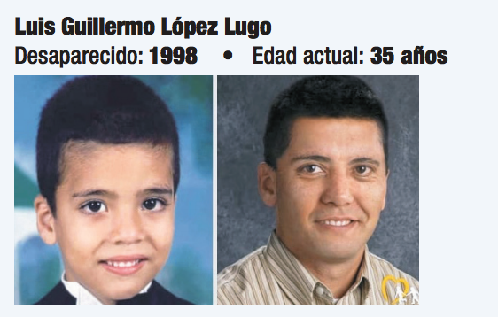FOTOS: Así se verían los rostros de los 13 desaparecidos desde niños ...