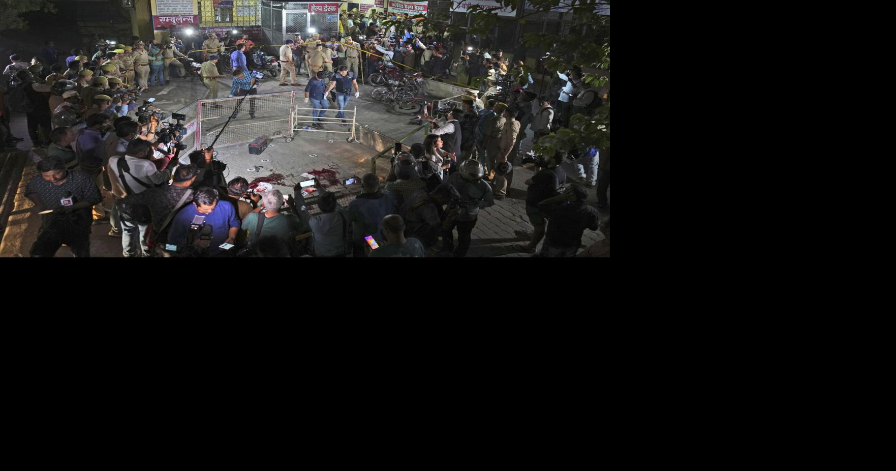 India: Matan a tiros a exlegislador y a su hermano en medio de una ...