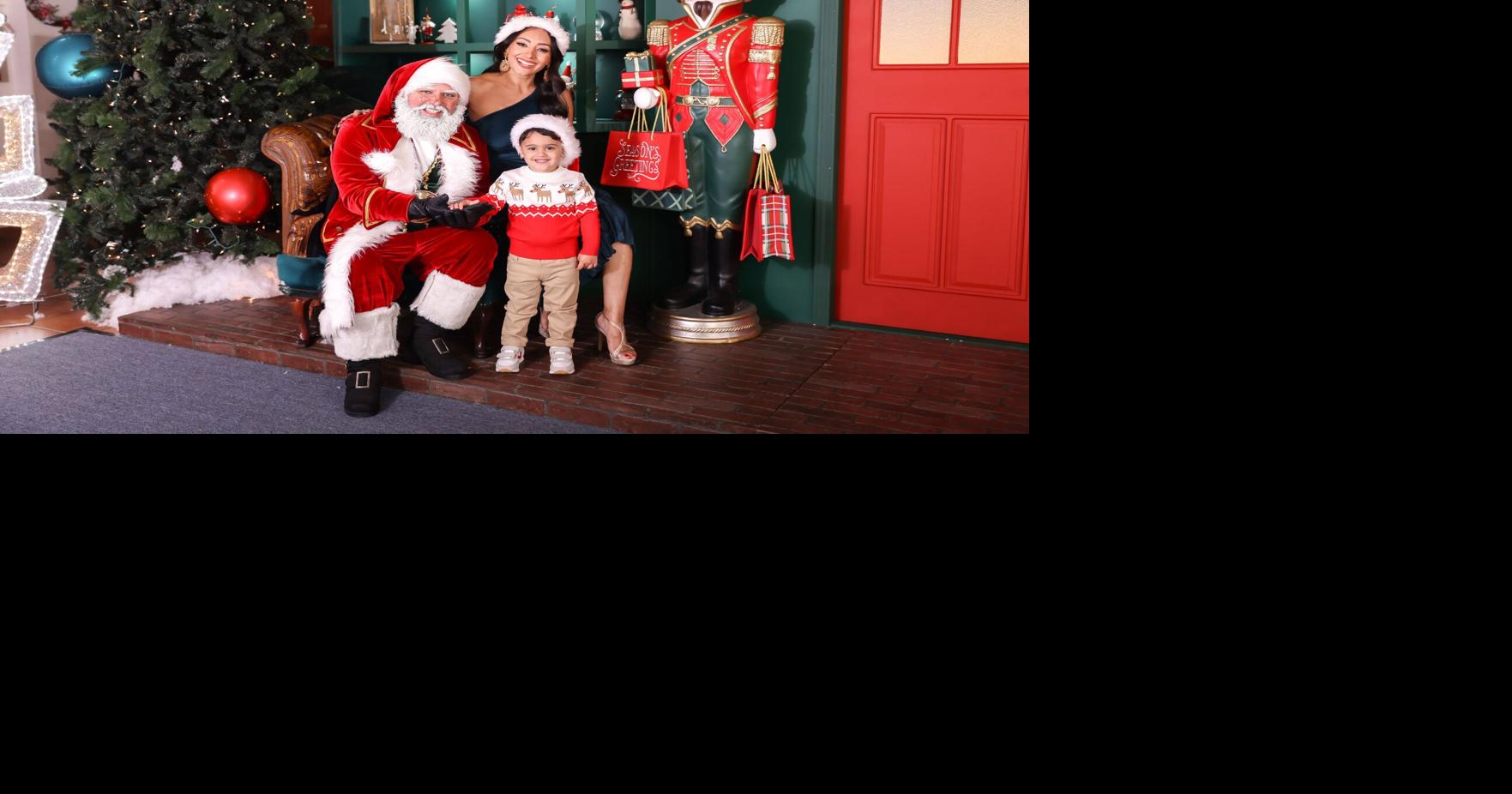 Nicole Chacón vive la ilusión navideña junto a su hijo Álvaro Nicolás ...