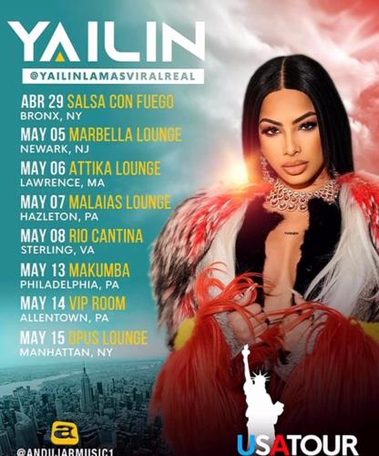 Yailin La Más Viral anuncia su primera gira de shows en los Estados ...