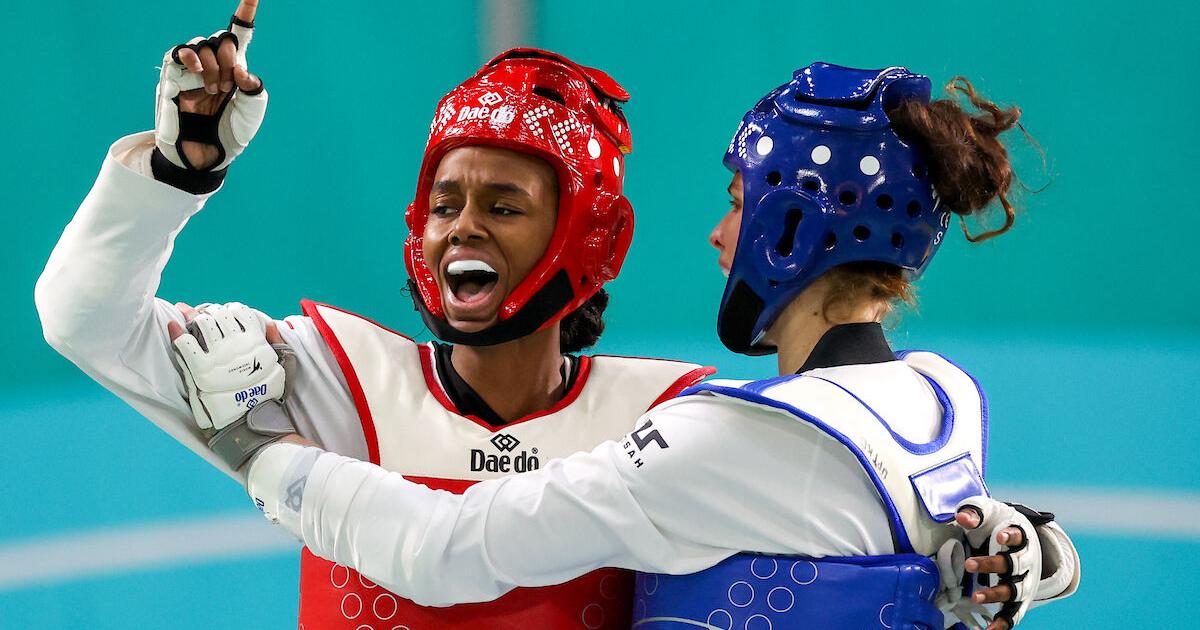 La taekwondista Crystal Weekes termina cuarta en los Juegos ...