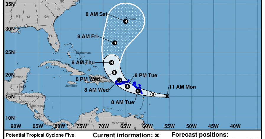 Emiten aviso de tormenta tropical para Puerto Rico | El Tiempo | elvocero.com
