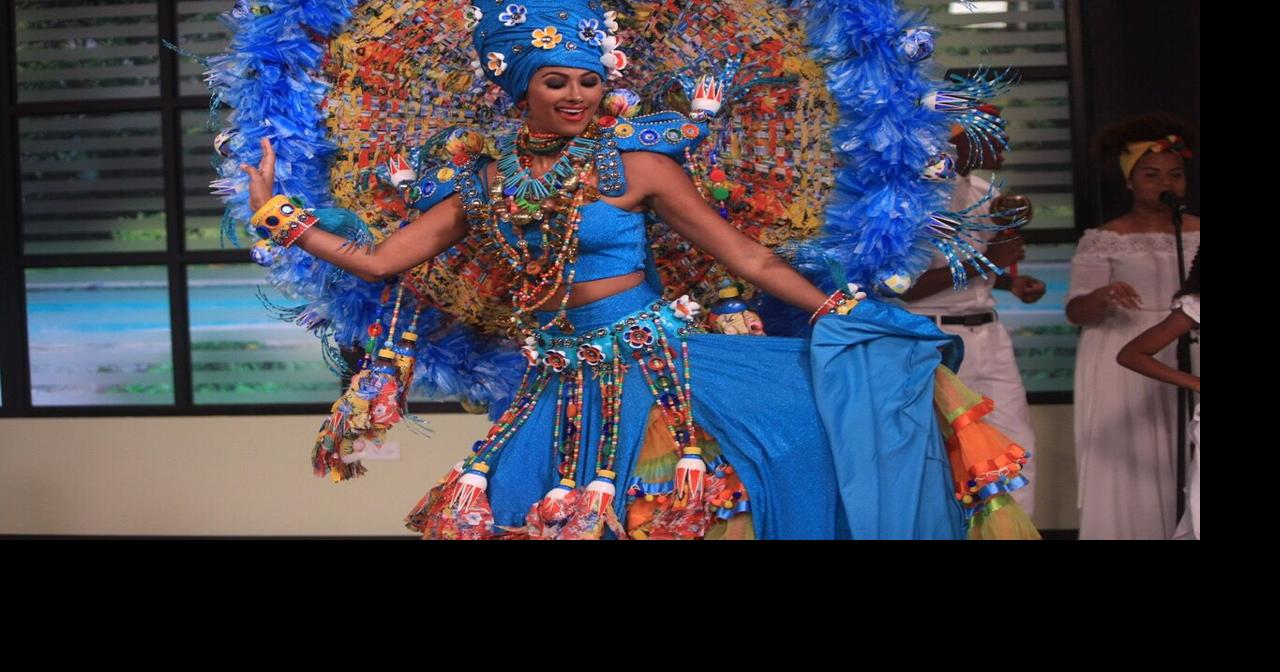 Traje típico de Miss Universe Puerto Rico fue creado con material ...