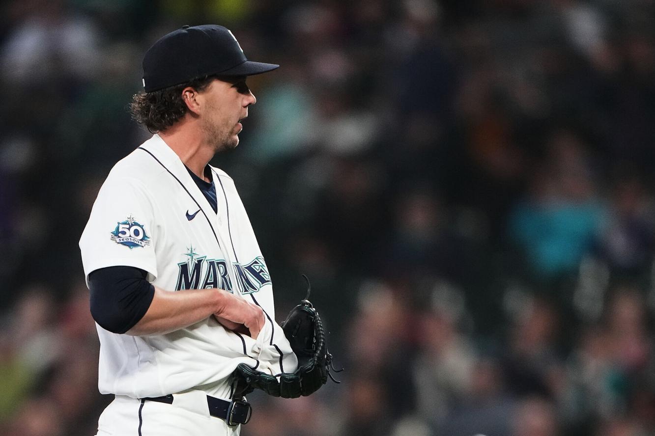 Línea de 107.8 mph queda atrapada en Logan Gilbert | Deportes ...