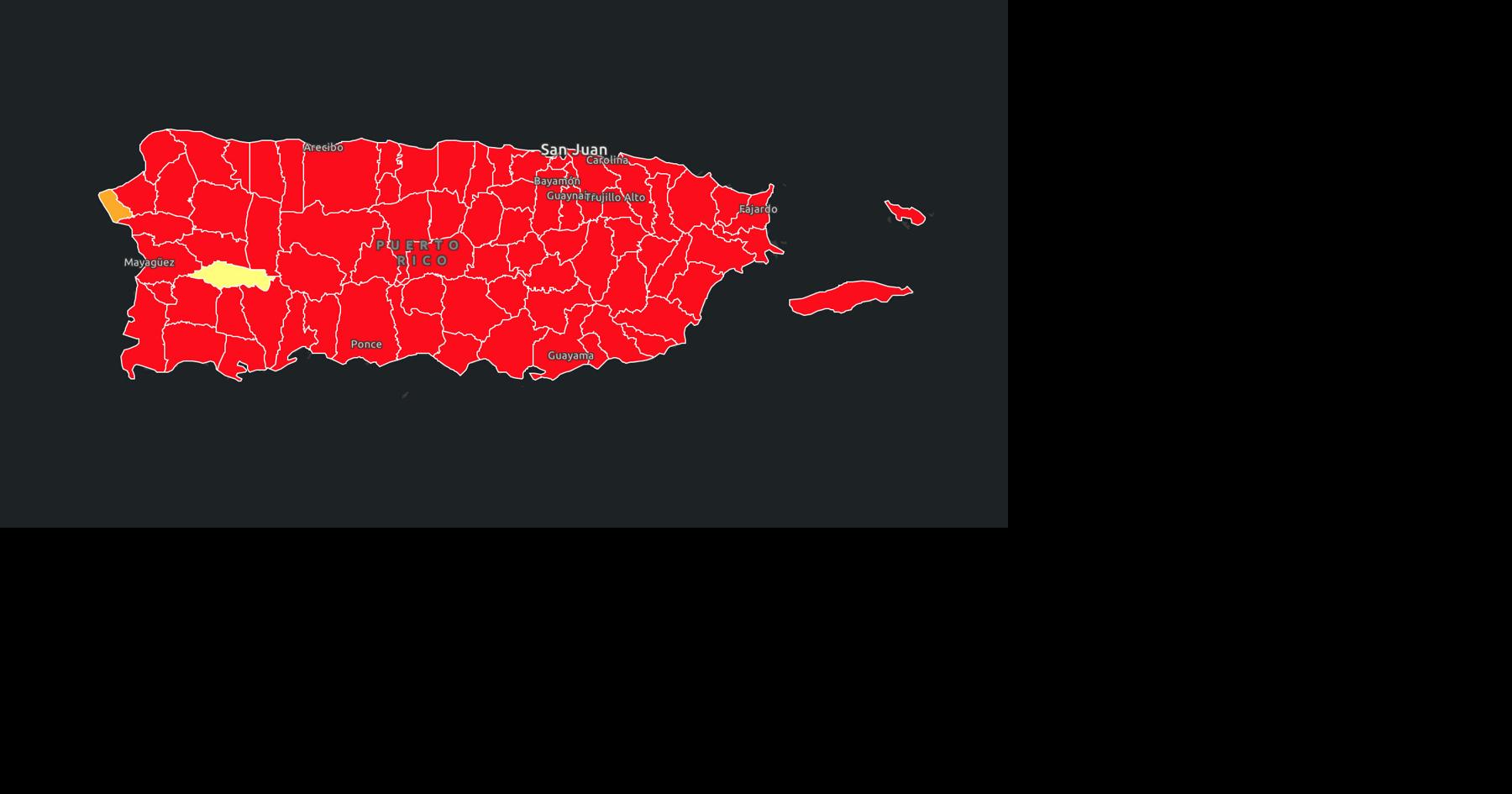 En rojo 76 de los 78 municipios en la Isla | Actualidad | elvocero.com