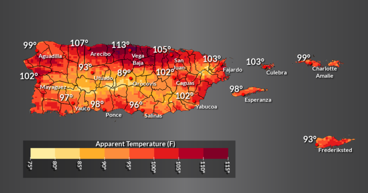 Se empata el récord de calor para hoy con 94 grados | El Tiempo ...