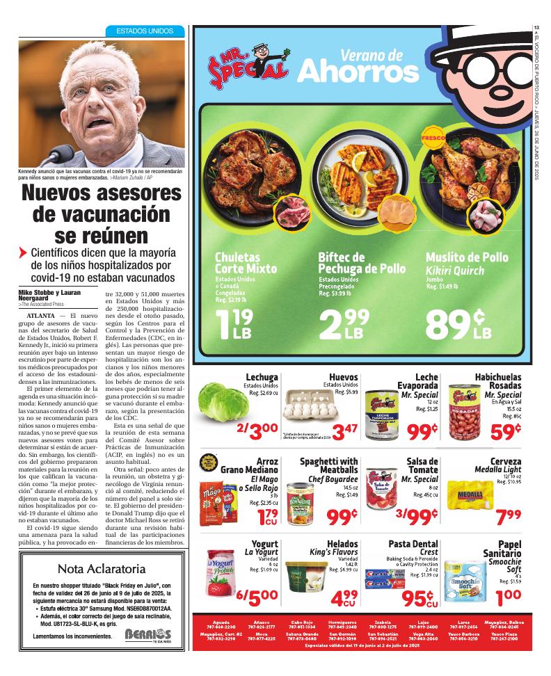 Page A13 | El Vocero | elvocero.com