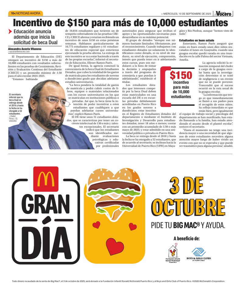 Page A10 | El Vocero | elvocero.com