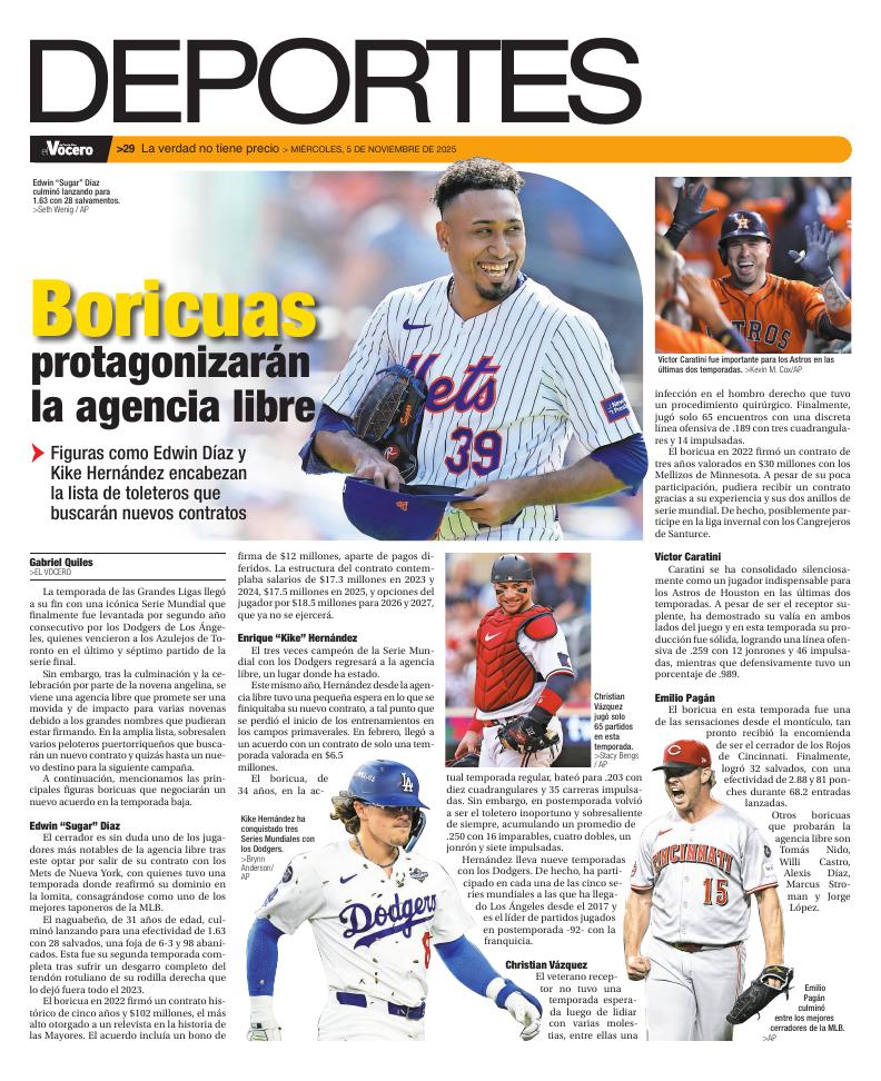 Page A29 | El Vocero | elvocero.com