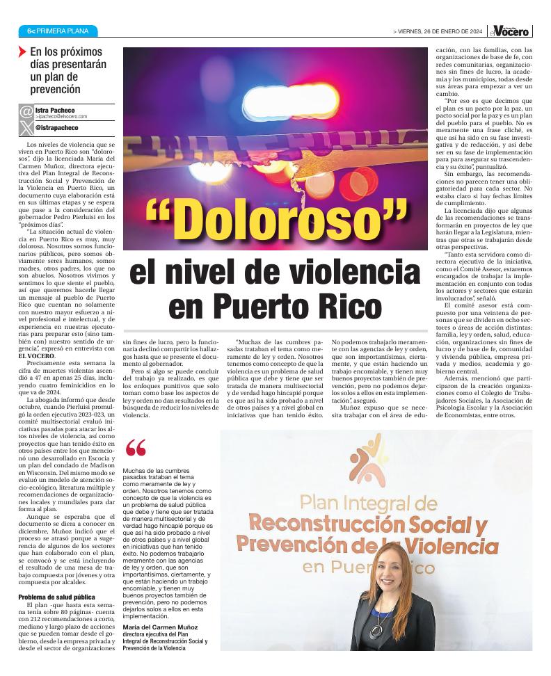 Page A6 | El Vocero | elvocero.com