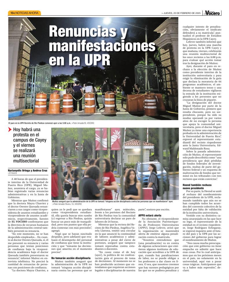 Page A10 | El Vocero | elvocero.com