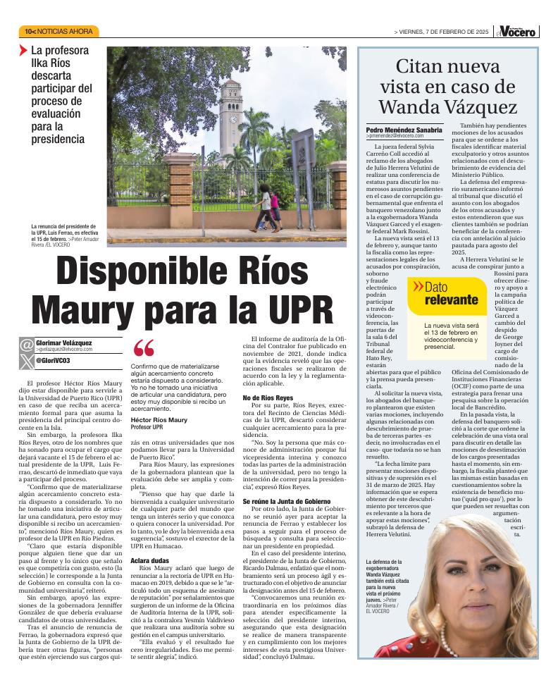 Page A10 | El Vocero | elvocero.com