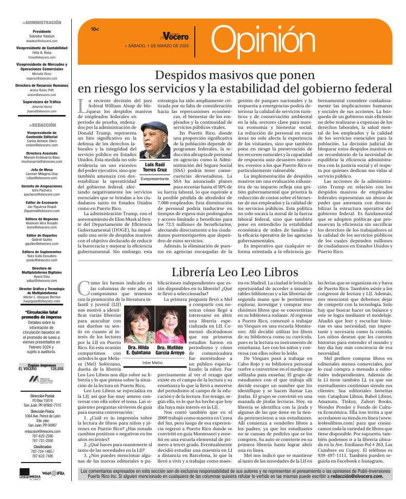 Page A10 | El Vocero | elvocero.com