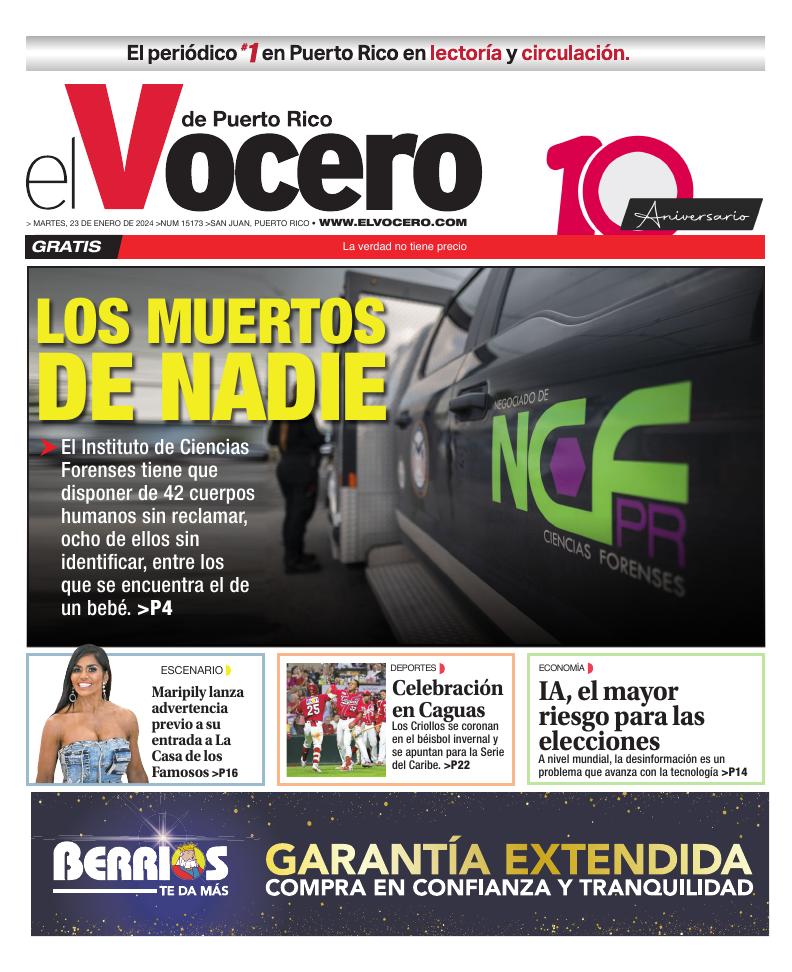 Page A1 | El Vocero | elvocero.com