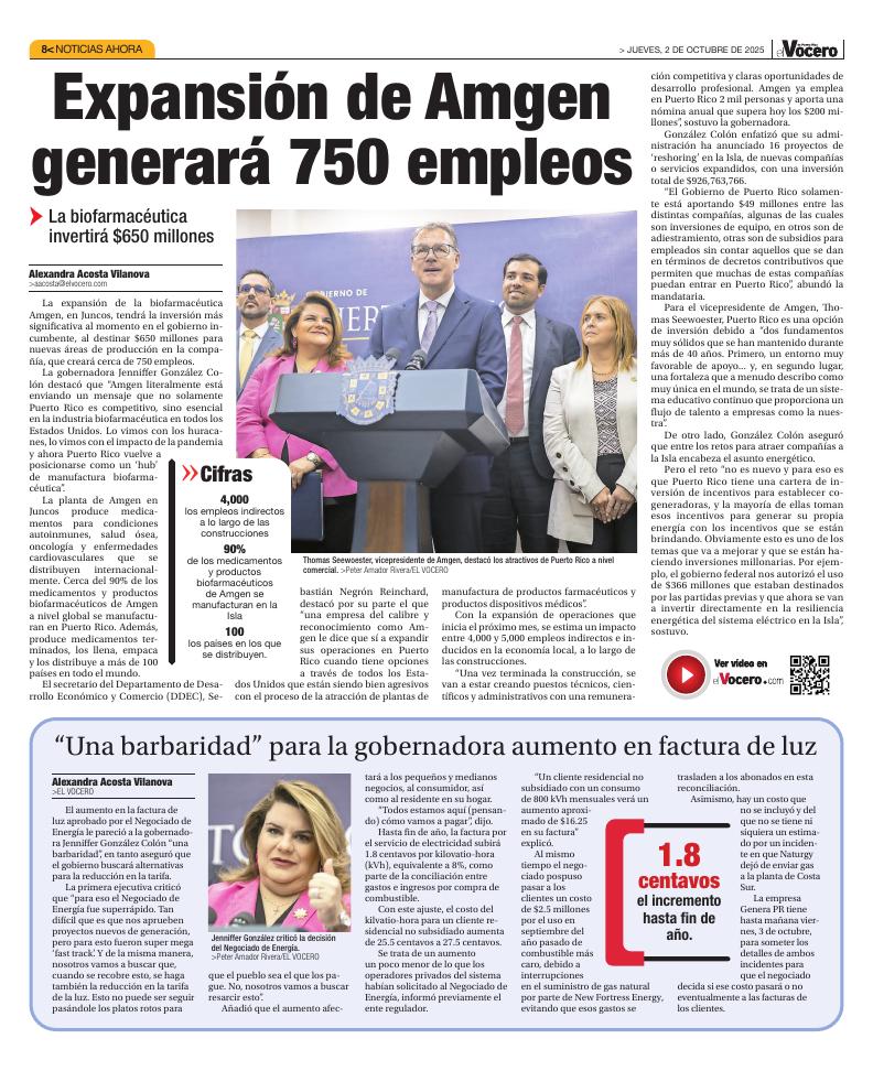 Page A8 | El Vocero | elvocero.com