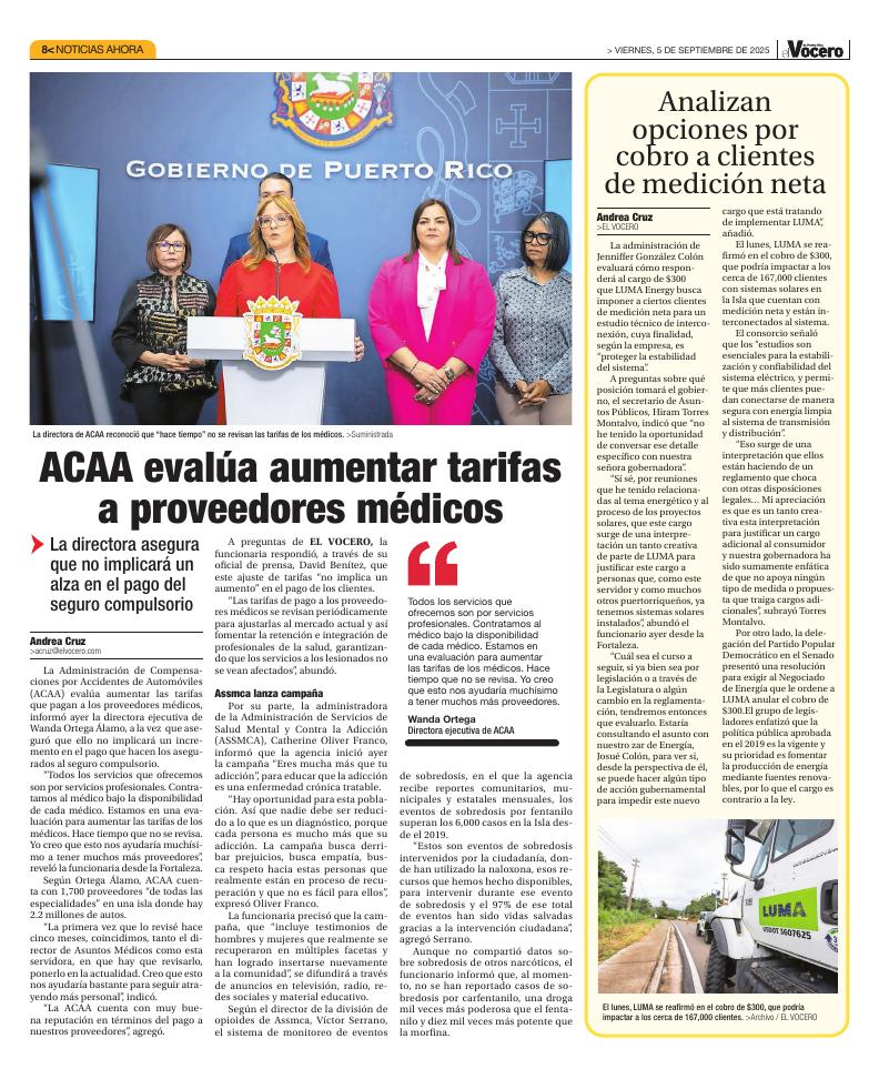 Page A8 | El Vocero | elvocero.com