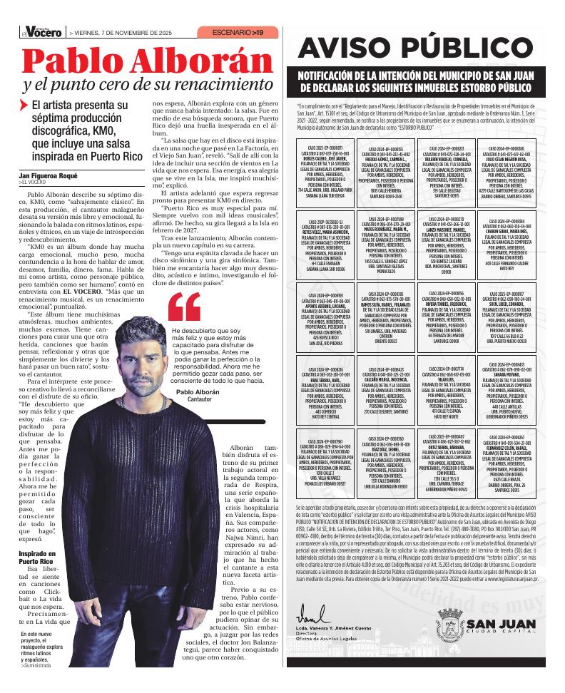 Page A19 | El Vocero | elvocero.com