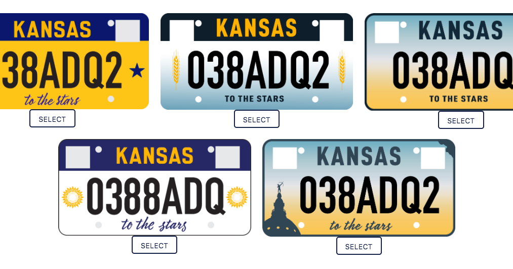 Voting now open for Kansas license plate designs | Free ...
