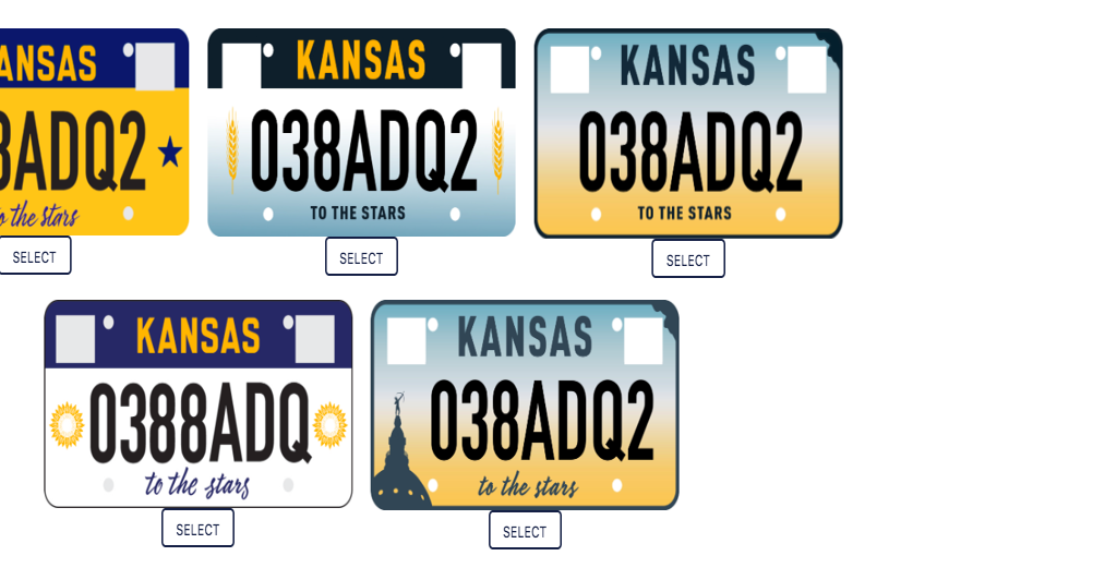 Voting now open for Kansas license plate designs | Free ...