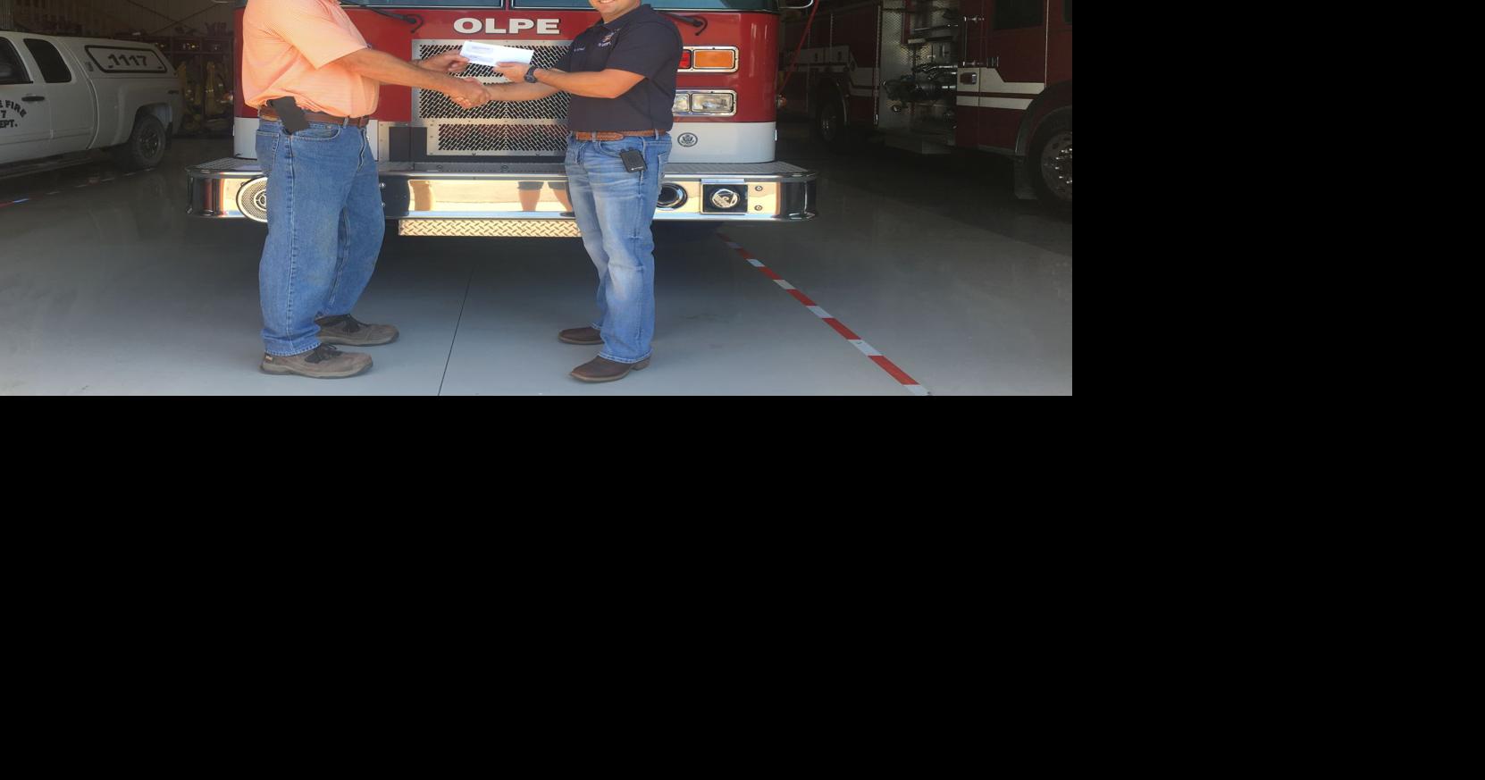 Olpe Fire Department receives $1,000 grant | Area News | emporiagazette.com