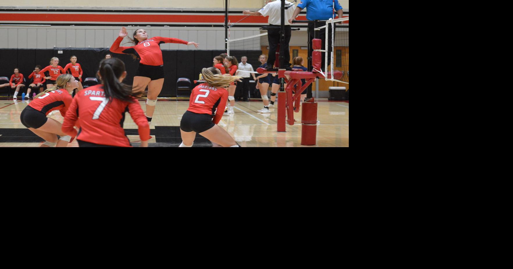 Lady Spartans volleyball sweeps home opener | Gaz | emporiagazette.com