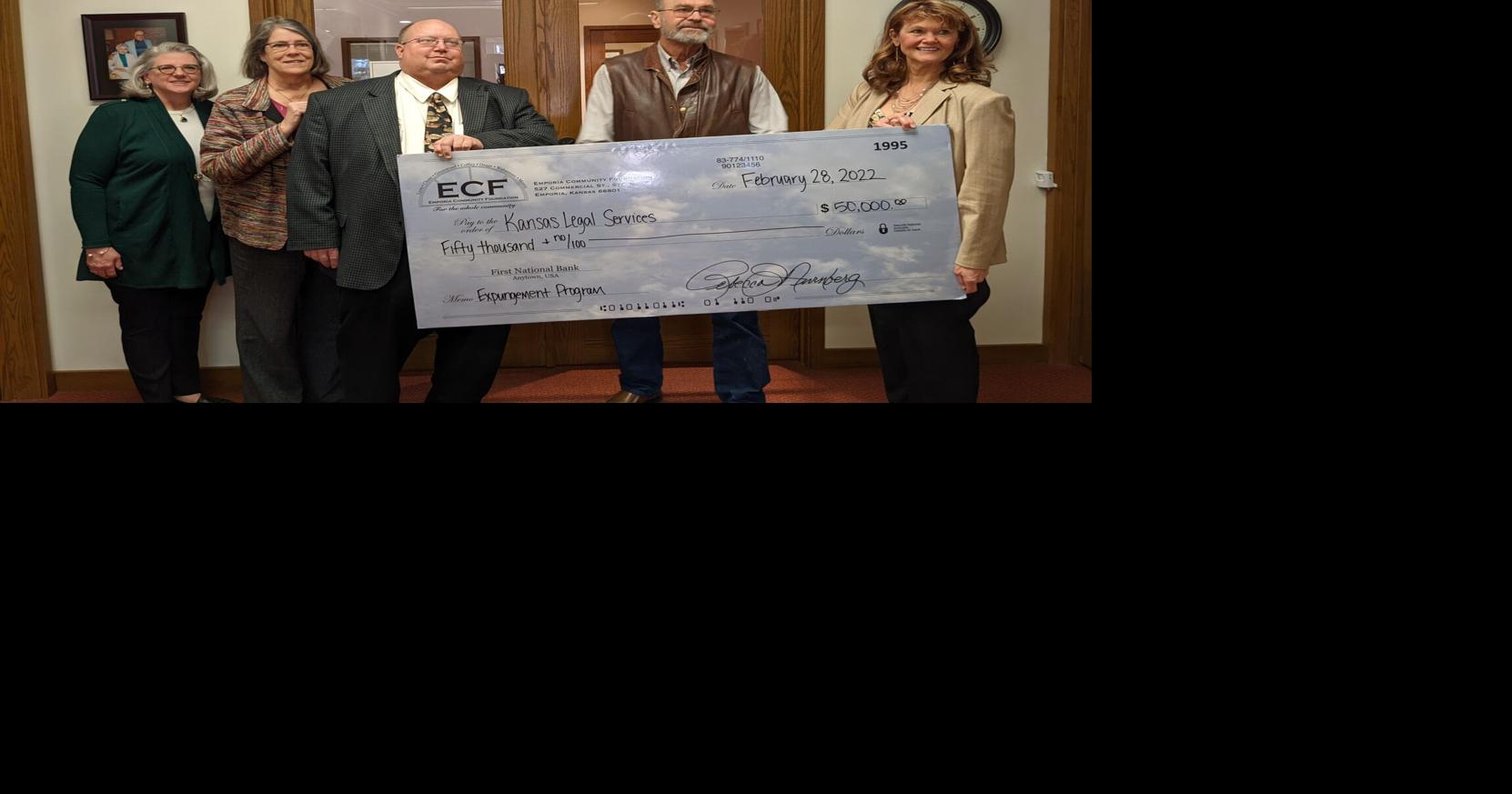 Porter donates $50,000 to Kansas Legal Services to fund expungements ...