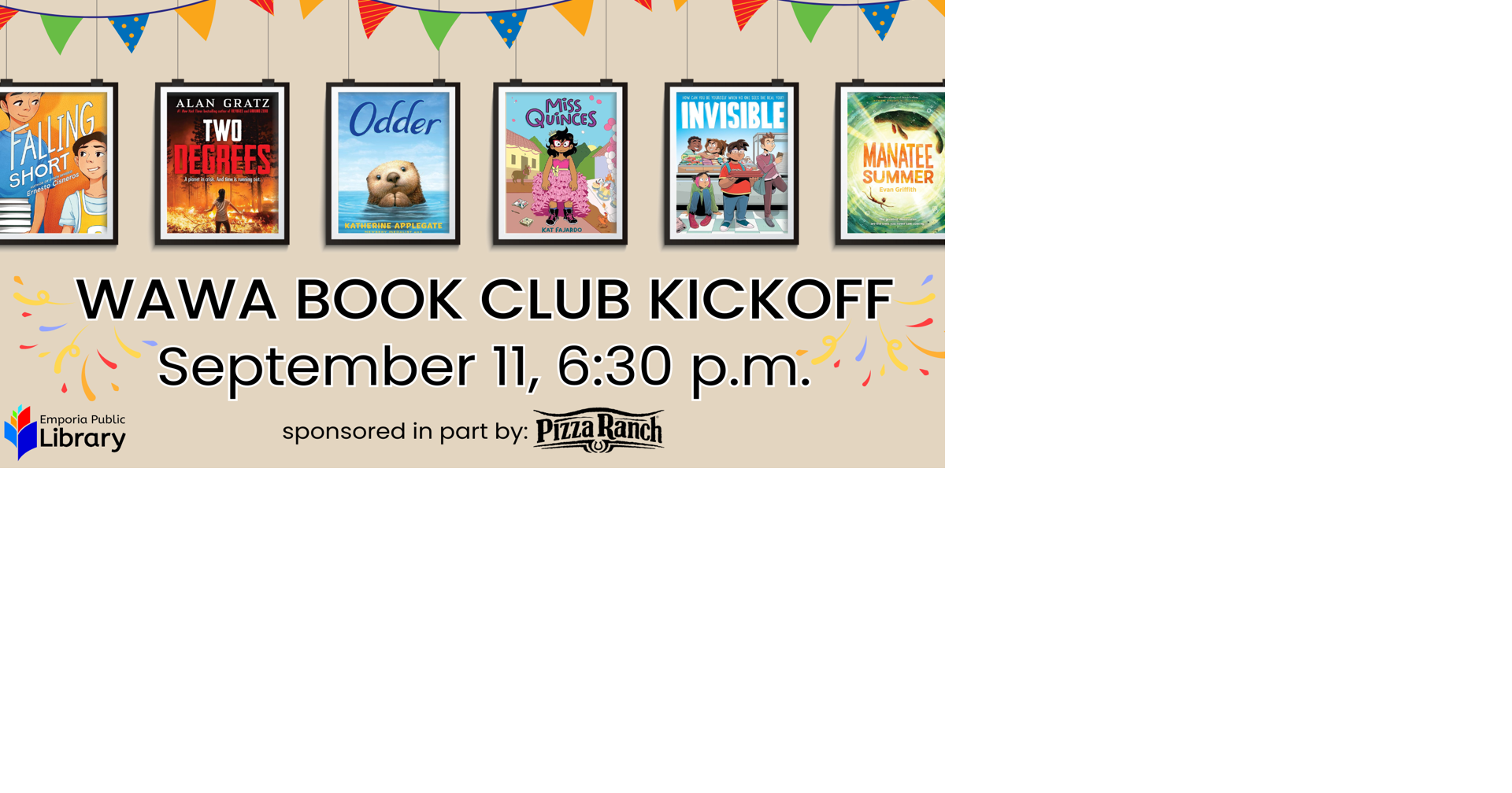 William Allen White Awards Book Club returns with kick-off party | Free ...