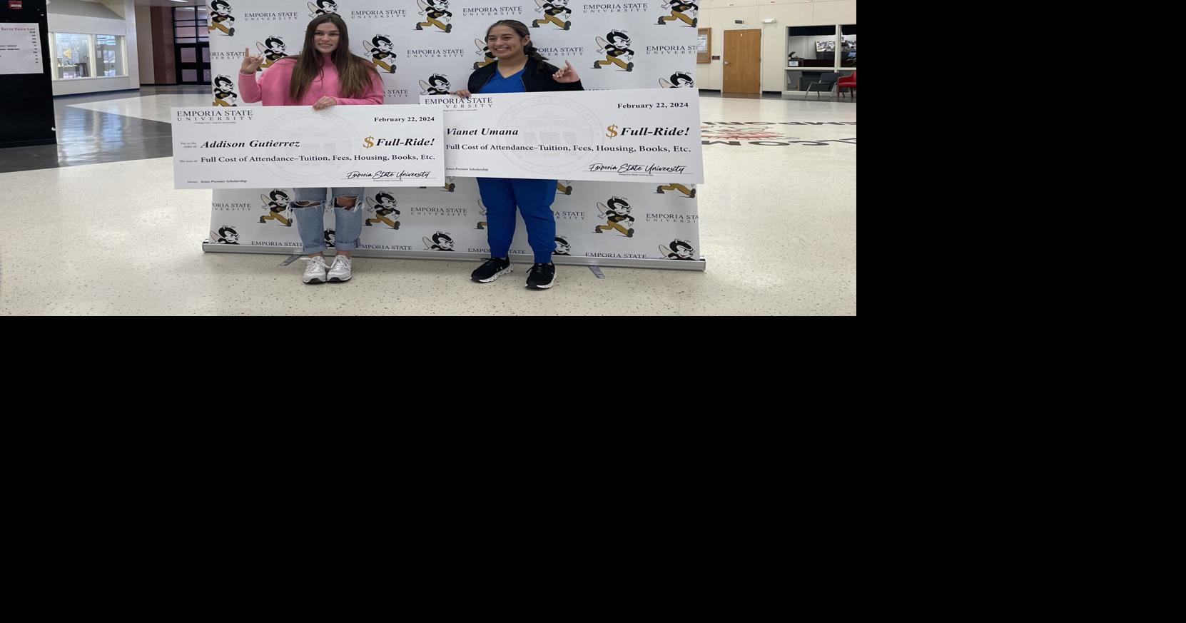 Two Emporia High students awarded full-ride Jones Premier Nursing & Education scholarships to ...