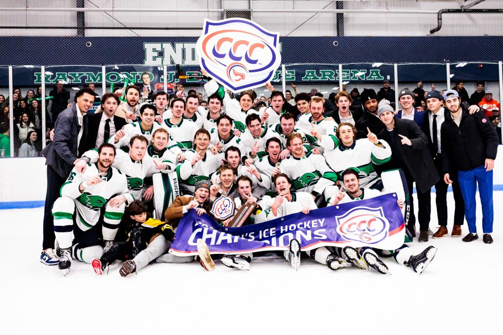 Men's Ice Hockey Makes History with Fourth CCC Championship, and First ...