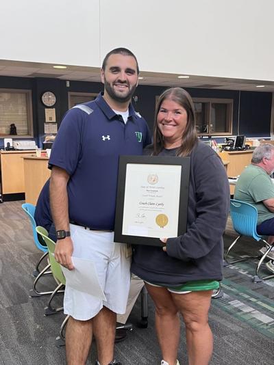 WEDDINGTON: Softball coach Claire Lyerly surprised with state award ...