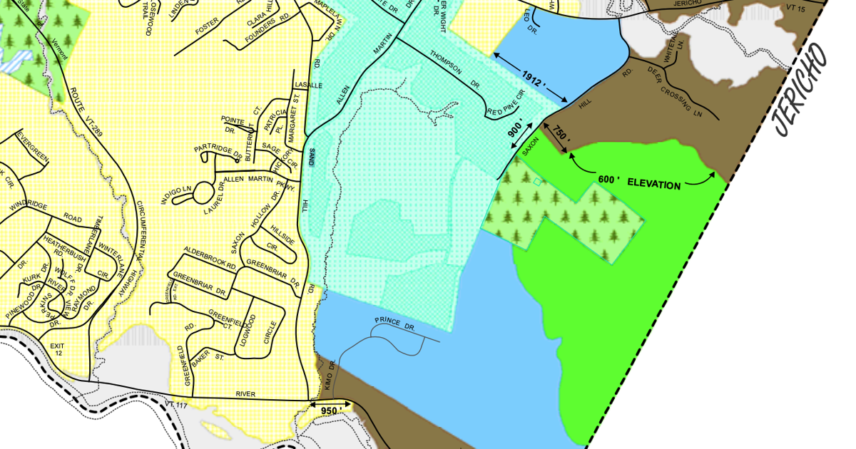 Essex Town Zoning Map