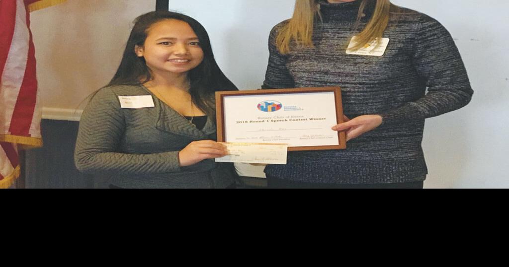 EHS sophomore Shristi Rai wins annual speech contest | Local News ...