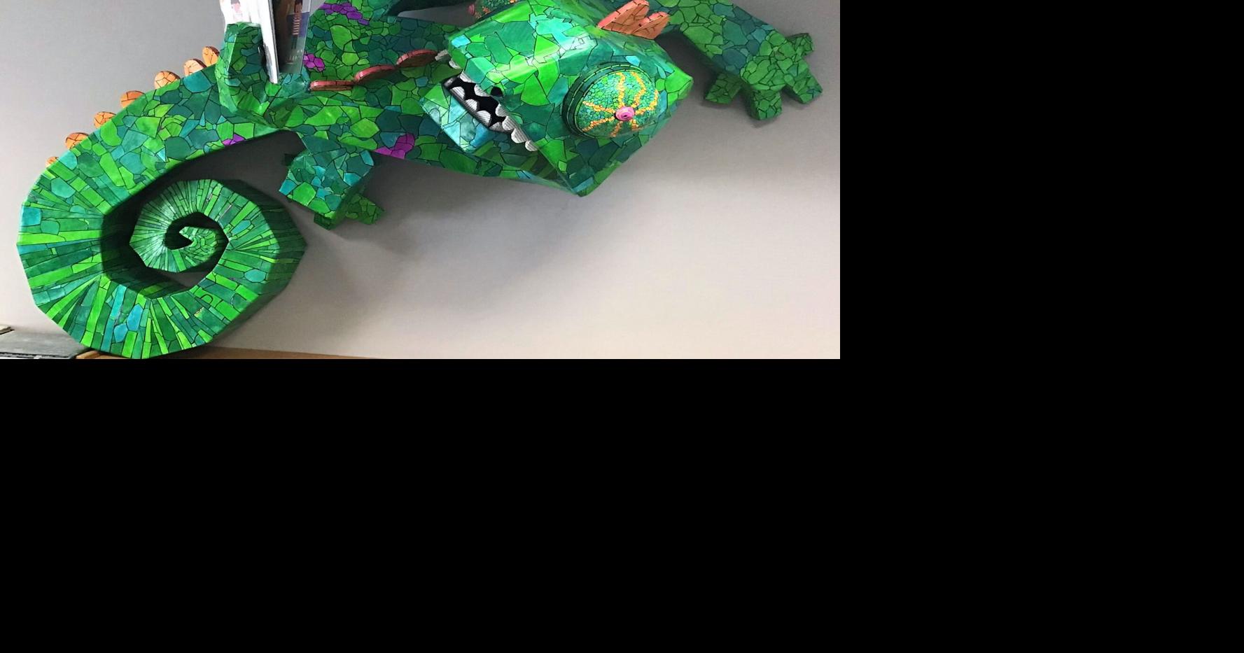 Meet Booker, the third papier-mâché creature to live at the Brownell Library | Local News ...