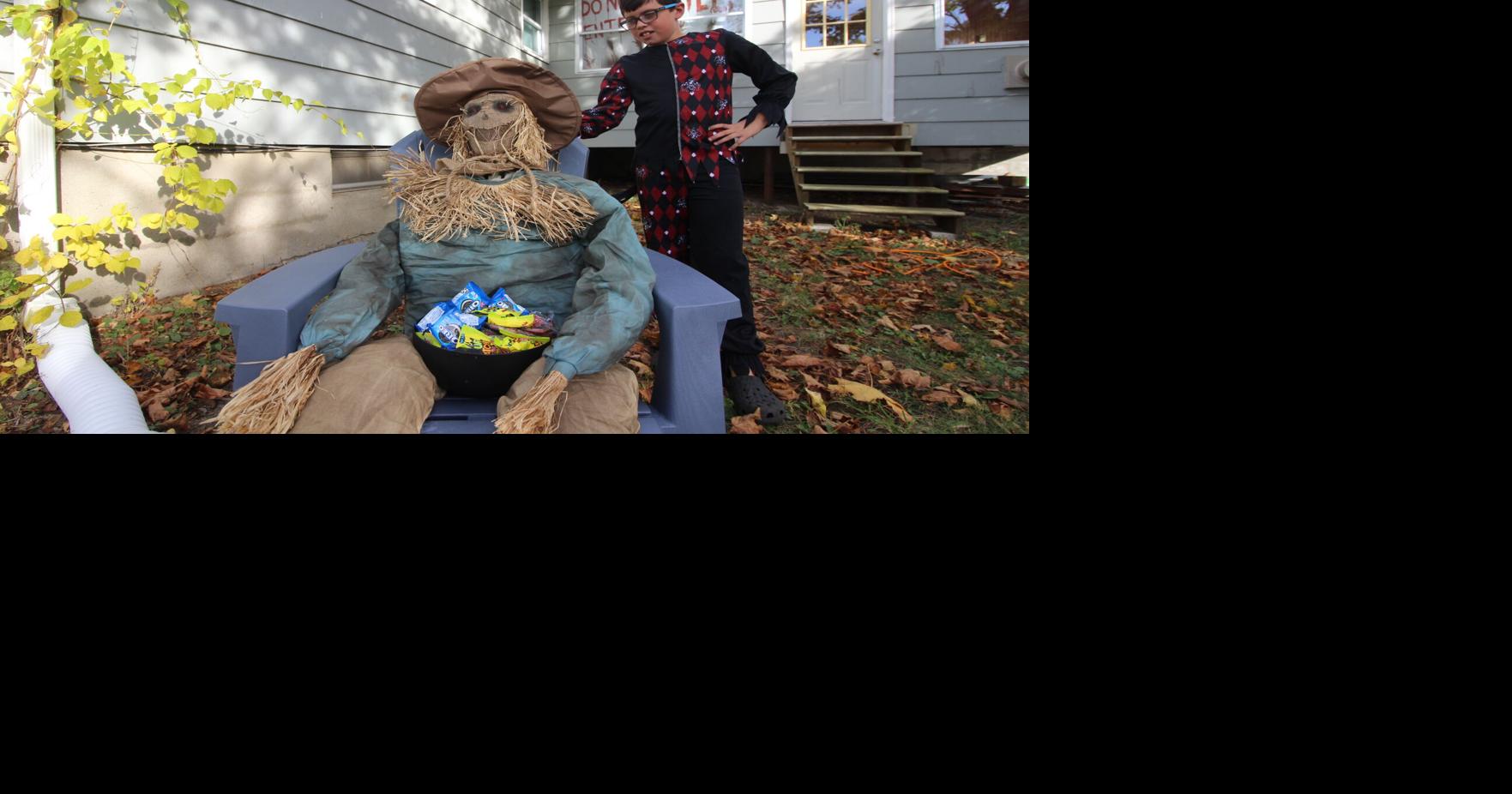 Local boy creates haunted trail for food pantry | Local News ...
