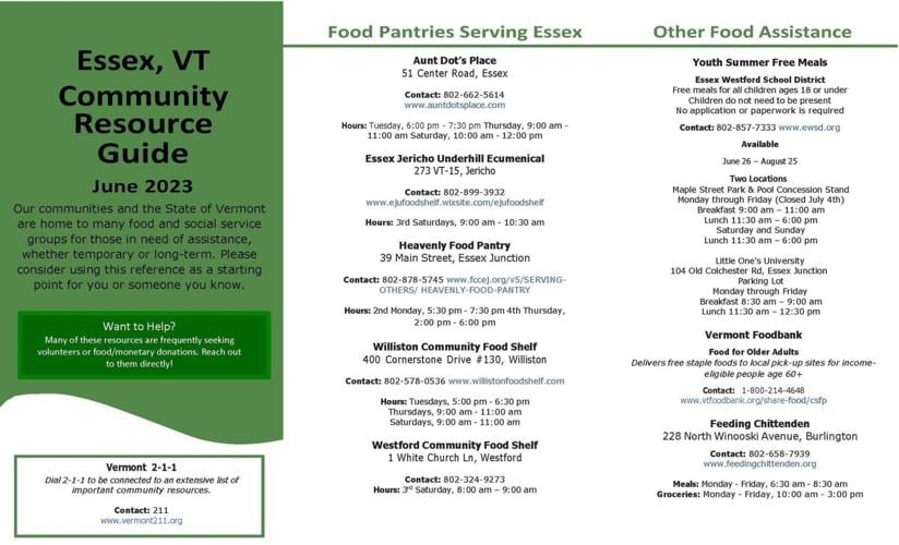 Essex Community Resource Guide released for 2023 | Local News ...