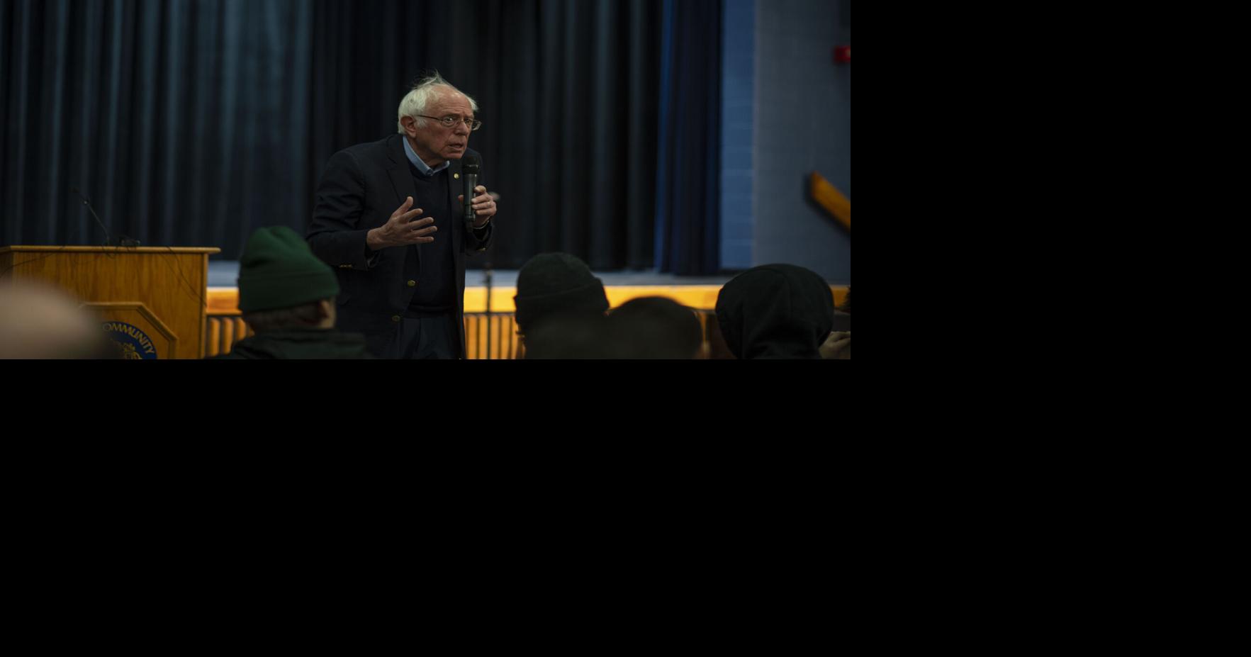 Mittens, mental health and drug use: Senator Bernie Sanders holds a ...