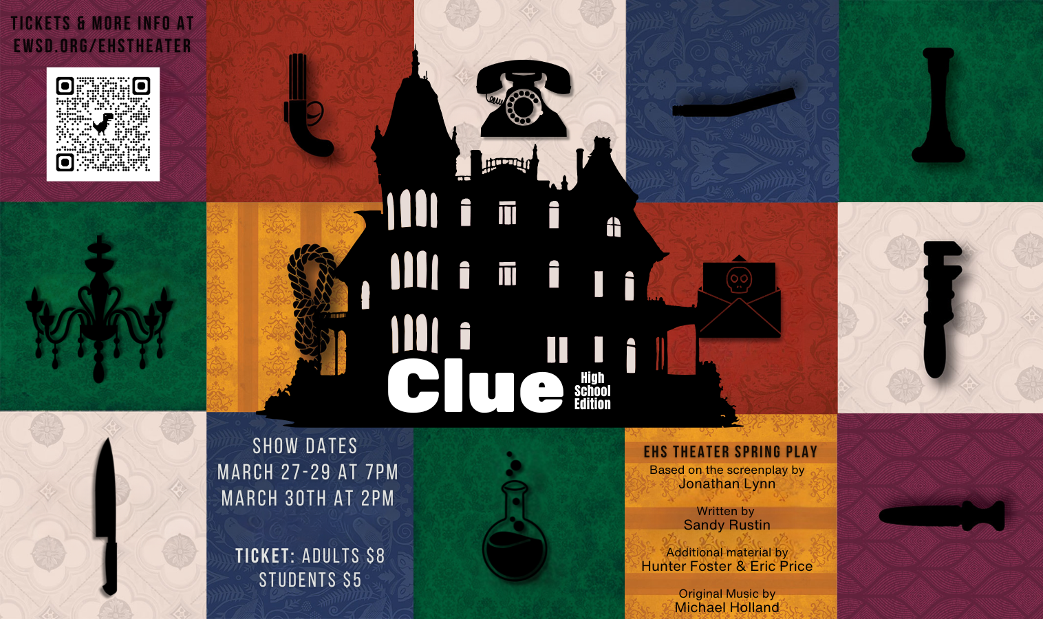 Essex High School theater to put on production of “Clue” | Arts ...